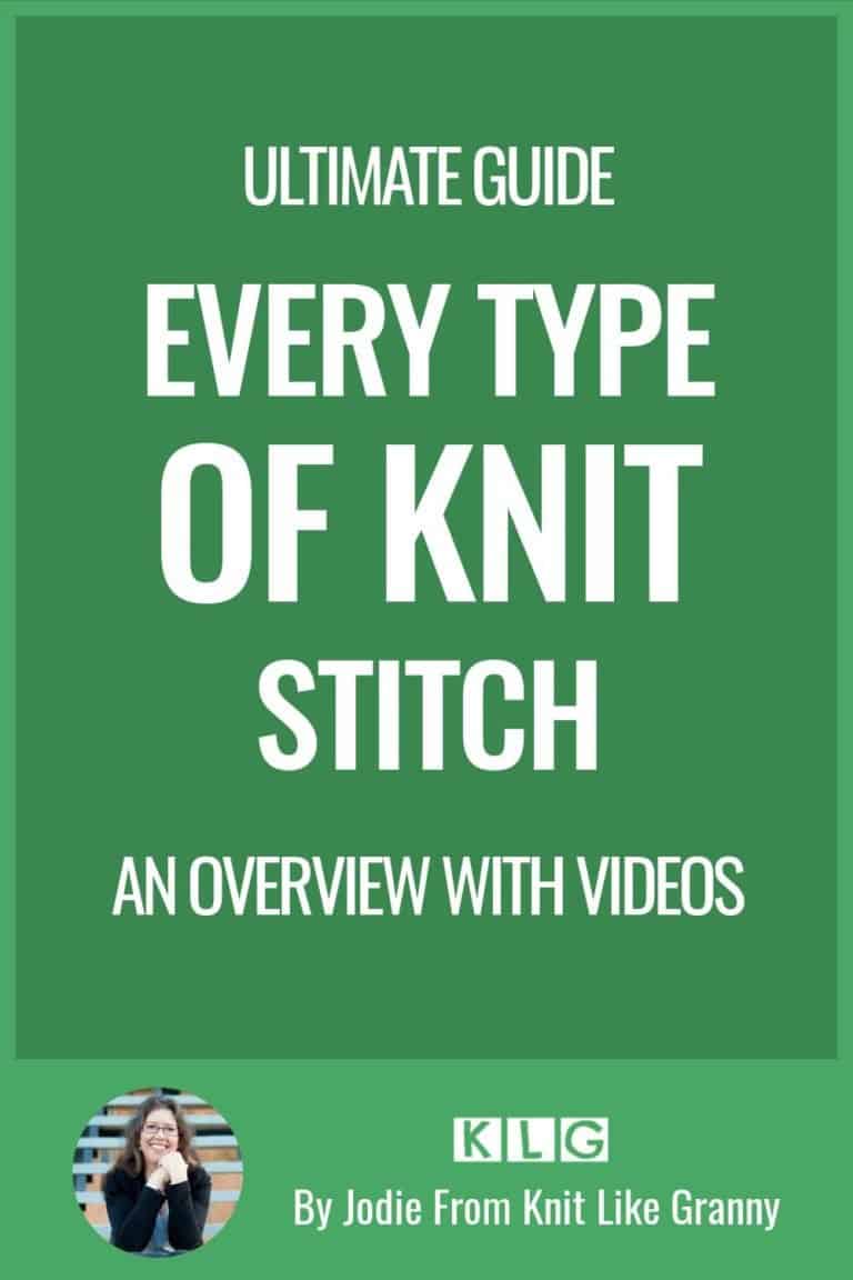 66 Different Types Of Knitting Stitches For Beginners