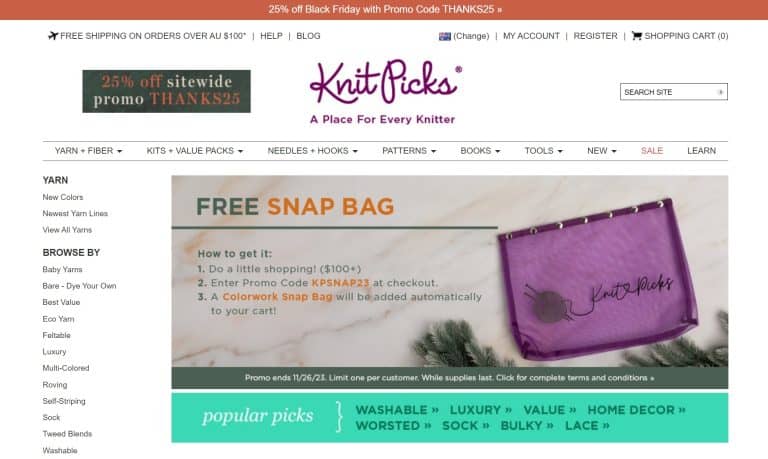 Black Friday Yarn Sales: Black Friday & Cyber Monday Knitting Sales